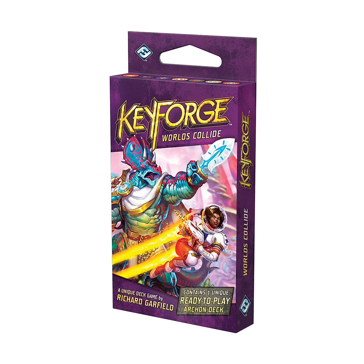 Fantasy Flight Games KeyForge Worlds Collide Archon Deck Expansion | Fast-Paced Card Came | Strategy Game for Adults and Teens | Ages 14+ | 2 Players | Average Playtime 45 Minutes | Made