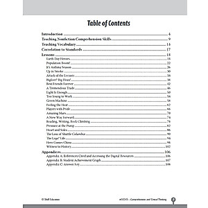 Comprehension and Critical Thinking Grade 5 (Comprehension & Critical Thinking)