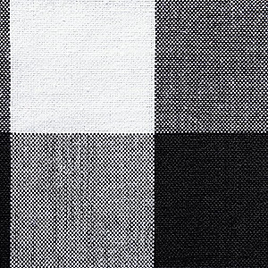 DII Buffalo Check Collection, Classic Farmhouse Table Runner, 14x72, Black & White