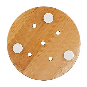 Bamboo Utensil Holder for Countertop, Flatware Silverware Caddy Chopstick Cutlery Holder Utensil Organizer for Spoons Forks Knifes