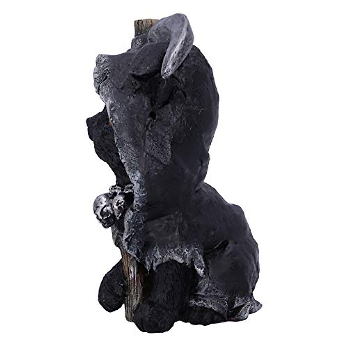 Nemesis Now Amara Grim Reaper Feline Cat Figurine, Resin, Hand-Painted, Gothic Decor, 10.2cm