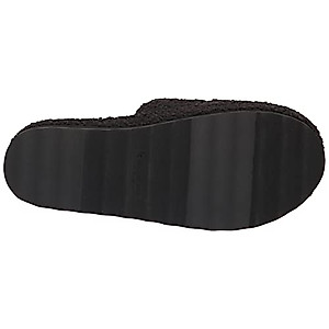 Koolaburra by UGG Women's PEACHEE Slide Slipper, Black, 8