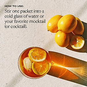 SAKARA Energy Effervescents, 15 Packets - Refined Sugar Free Electrolytes Powder Packets with Vitamin B12 & L Theanine, Flavored Water Packets, Hydration Powder, Energy Drink Electrolyte Powder