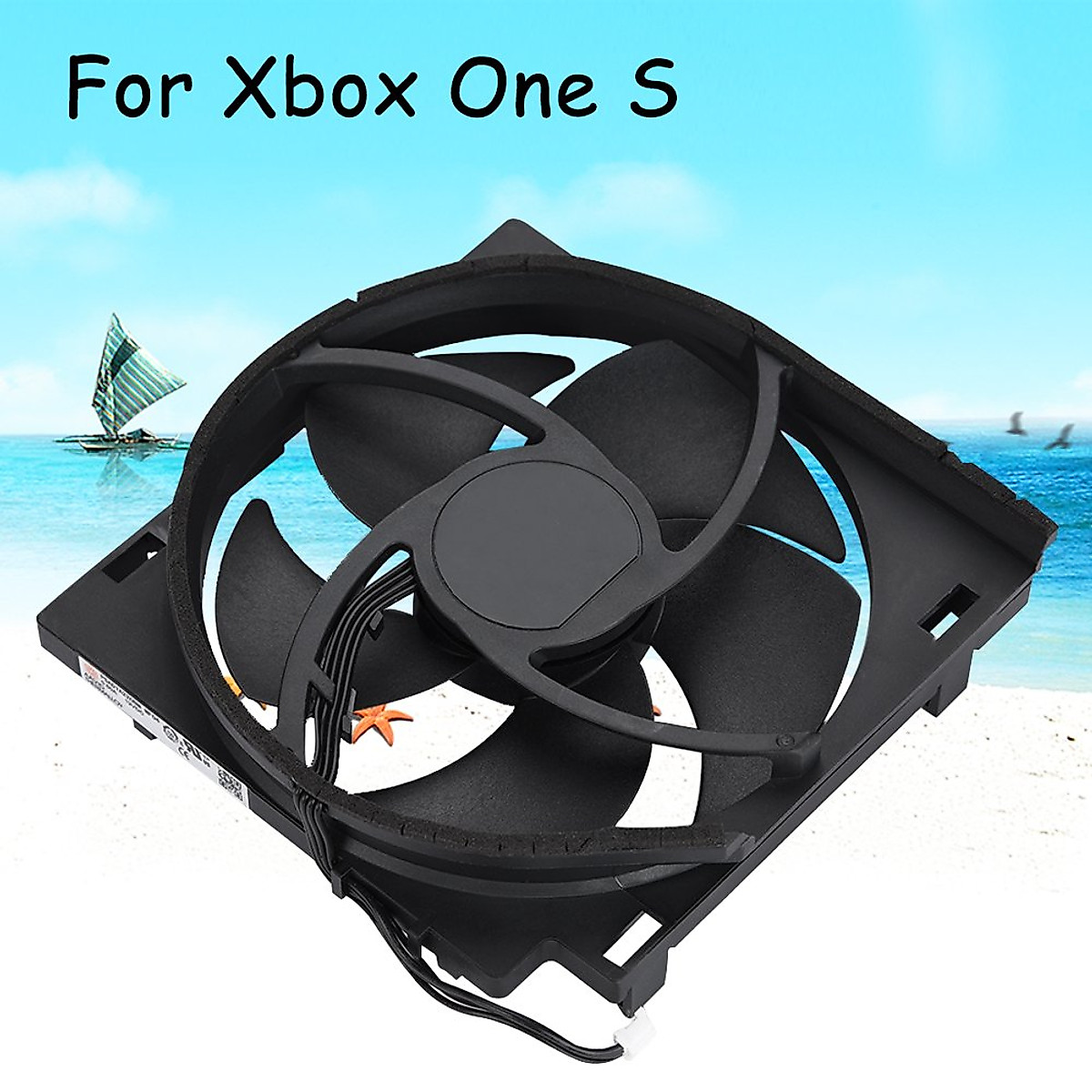 Xbox One X Fan Replacement,Xbox 1s Fan, Fast Heat Dissipation Fan Cooler Powerful Wind Force for Xbox One Cooling Replacement Repair Parts S Console(for one x)