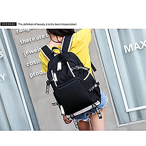 SPY×FAMILY Cartoon School Bags Teenagers Large Bookbag Oxford Women Travel Backpack USB Charging Laptop Bagpack(3)