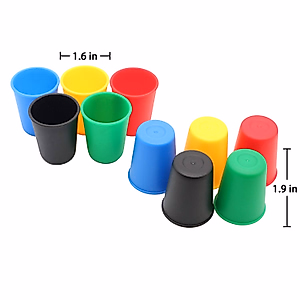 Vinciph Quick Cups Games for Kids Intellectual Flying Stack Cups,Stacking Cups Games Parent-Child Interactive Game with 24 Picture Cards, 30 Cups