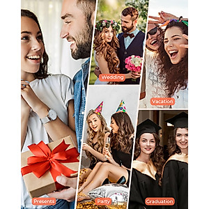 7 in 1 Curling Wand Set: Ohuhu Curling Iron Wand 7Pcs 0.35 to 1.25 Inch Interchangeable Ceramic Barrel Heat Protective Glove 2 Clips Dual Voltage Hair Curler for Girls Women Black