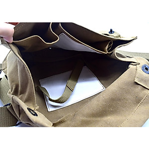 Replica WW2 U.S. ARMY LIGHTWEIGHT SERVICE GAS MASK BAG khaki Color