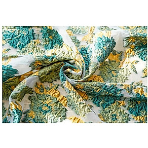 XMTXZYM 2 Meter Yarn Dyed Embossed Jacquard Fabric Women's Dress DIY Sewing Fabric