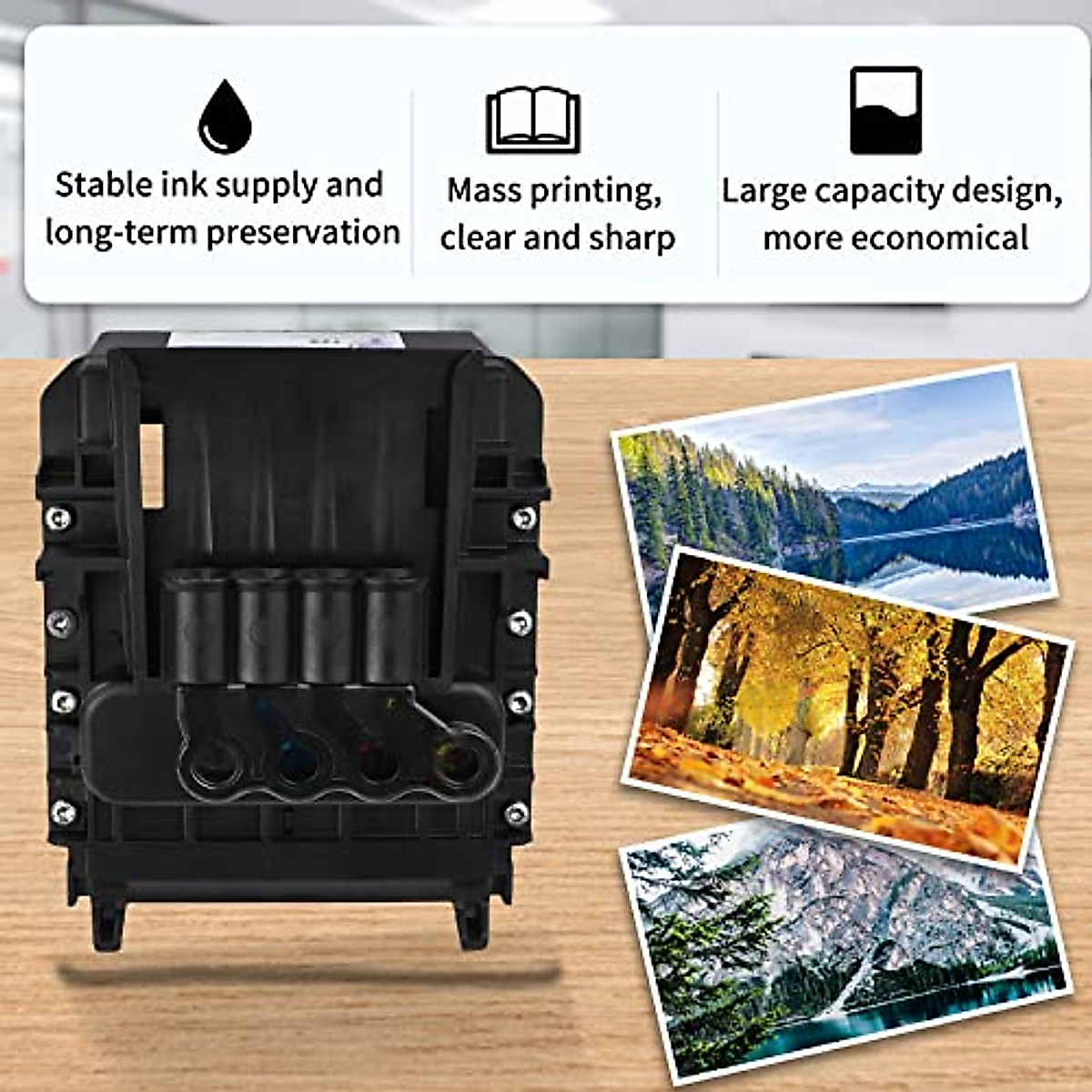 729 Printhead Replacement Kit Compatible with hp DesignJet T830 MFP & T730 Large Format Plotter Printers,729 Print Head Fit hp Printers,Printer Print Head