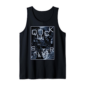 Marvel Quicksilver Blue Hue Action Poster Tank Top