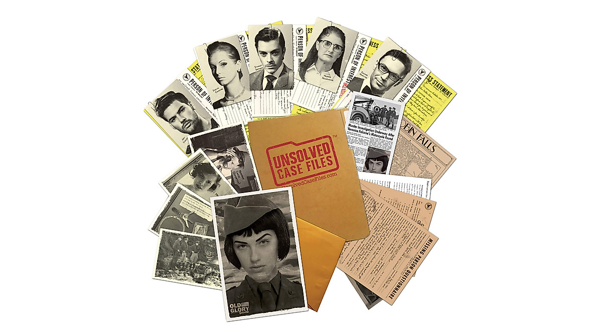 Unsolved Case Files Cold Case Murder Mystery Game - Solve 3 Mysteries