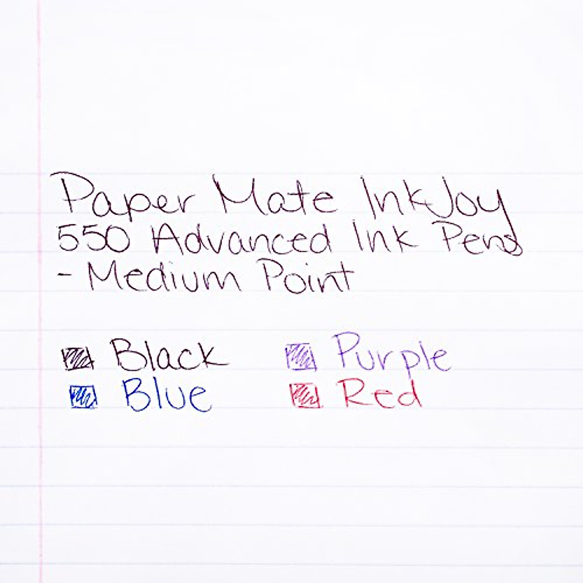 Paper Mate InkJoy 550RT Retractable Ballpoint Pens, Medium Point, Black, Box of 12 (1951345)