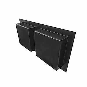 Uni-Green Double Recessed Shower Niche – Black,Easy and Quick Installation Flapped Over Thin Flange Wall Niche Insert for Shampoo and Soap Holder (16x32)