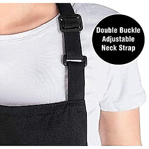 PLACE4PRINT Hair stylist apron embroidered, Unisex, Hair dresser smock, Hairdresser apron, Hair salon apron, Hair stylist for hair stylist Hair dresser gift, Hair dresser Apron for Women and Men