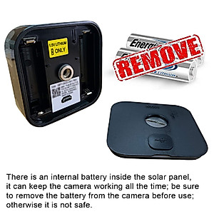 iTODOS 2 Pack Solar Panel Compatible with Blink Outdoor 4 (4th Gen)/Blink Outdoor (3rd Gen) XT3 and Blink XT/XT2 Camera,11.8Ft Outdoor Power Cable and Adjustable Mount,Aluminum Alloy Sturdy(Black)