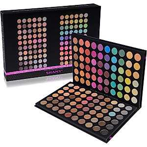 SHANY Ultimate Fusion - 120 Color Highly Pigmented Makeup Palette Long Lasting Blendable Natural Colors Eye shadow Palette Natural Nude and Neon Combination