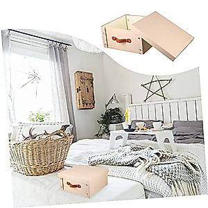 Didiseaon 1pc Box multifunctional storage box shelf cloth storage container travel underwear storage bag Sundries Organizer clothing environmentally friendly cardboard household box