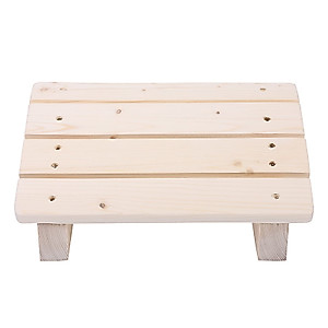 Angoily 1pc Foot Home Support Portable Bench and Tilted Office Relief for Non- Pressure Footstool Leg Stand One Slip Under Stool Travel Desk Chairs Cushion Wooden at Airplane Step