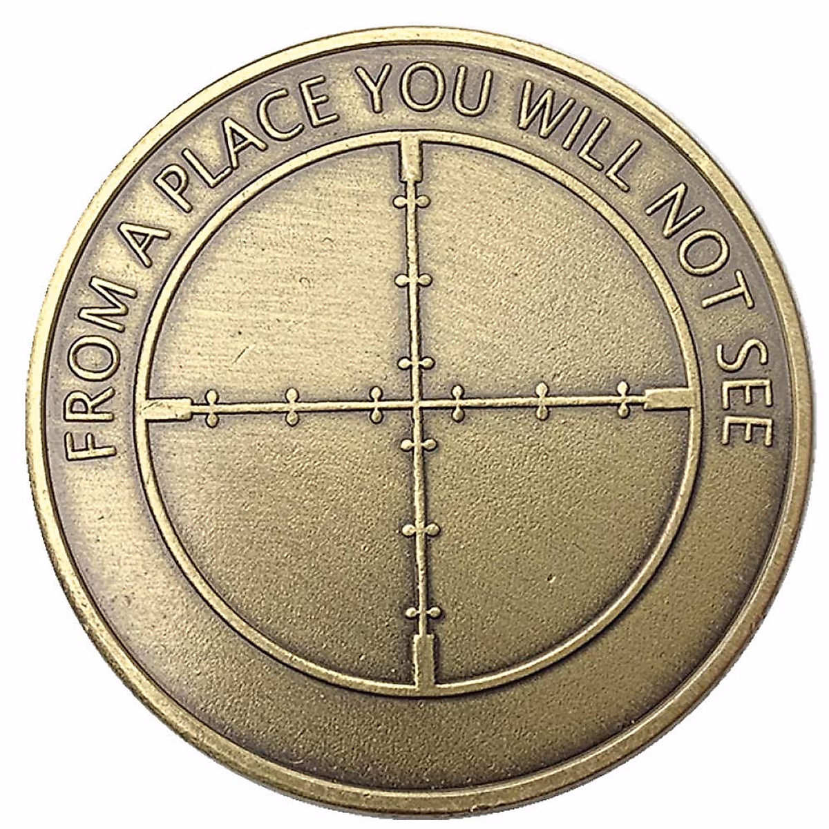 Exquisite Collection of Commemorative Coins PlayerUnknown's Battlegrounds Sniper Sight Bronze Commemorative Coin Game Coin Antique Coin Collection Gold Coin