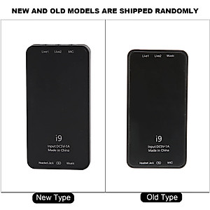 Voice Changer, Portable Voice Disguiser Mini Voice Changer Device with 8 Sound Effects and Sound Changes Handheld Microphone Voice Changer Sound Effects Machine(I9 English Edition)