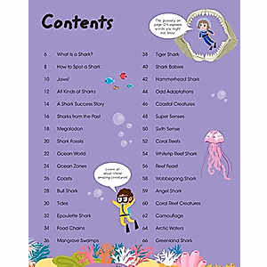 Shark Facts & Activity Book For Kids 5-9: Activities and Information on Hammerhead, Tiger, Great White, Whale Sharks and more with Coloring, Mazes, Experiments (Gold Stars Series)