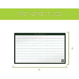 Rocketbook Cloud Cards - Eco-Friendly Reusable Index Note Cards With 1 Pilot FriXion ColorStick Pen & 1 Microfiber Cloth Included - Single Set of 80 (3" x 5")