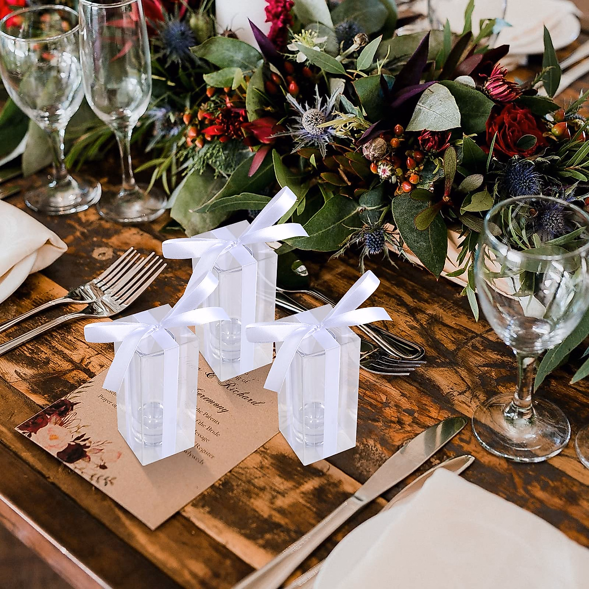 20 Pieces Shot Glass Gift Box Shot Glasses Boxes Gift Boxes (Shot Glass Not Included) 1.97×1.97×4.7 Inch Shot Glass Favor Bags for Gifting Can Hold 2oz Shot Glass for Wedding Party Baby Shower