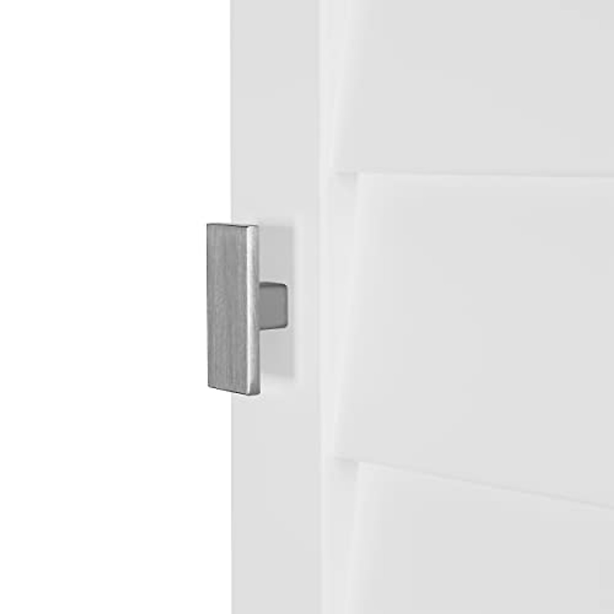 RiverRidge Brookfield Bathroom Shutter Door Over-The-Toilet Spacesaver Freestanding Storage Cabinet, White