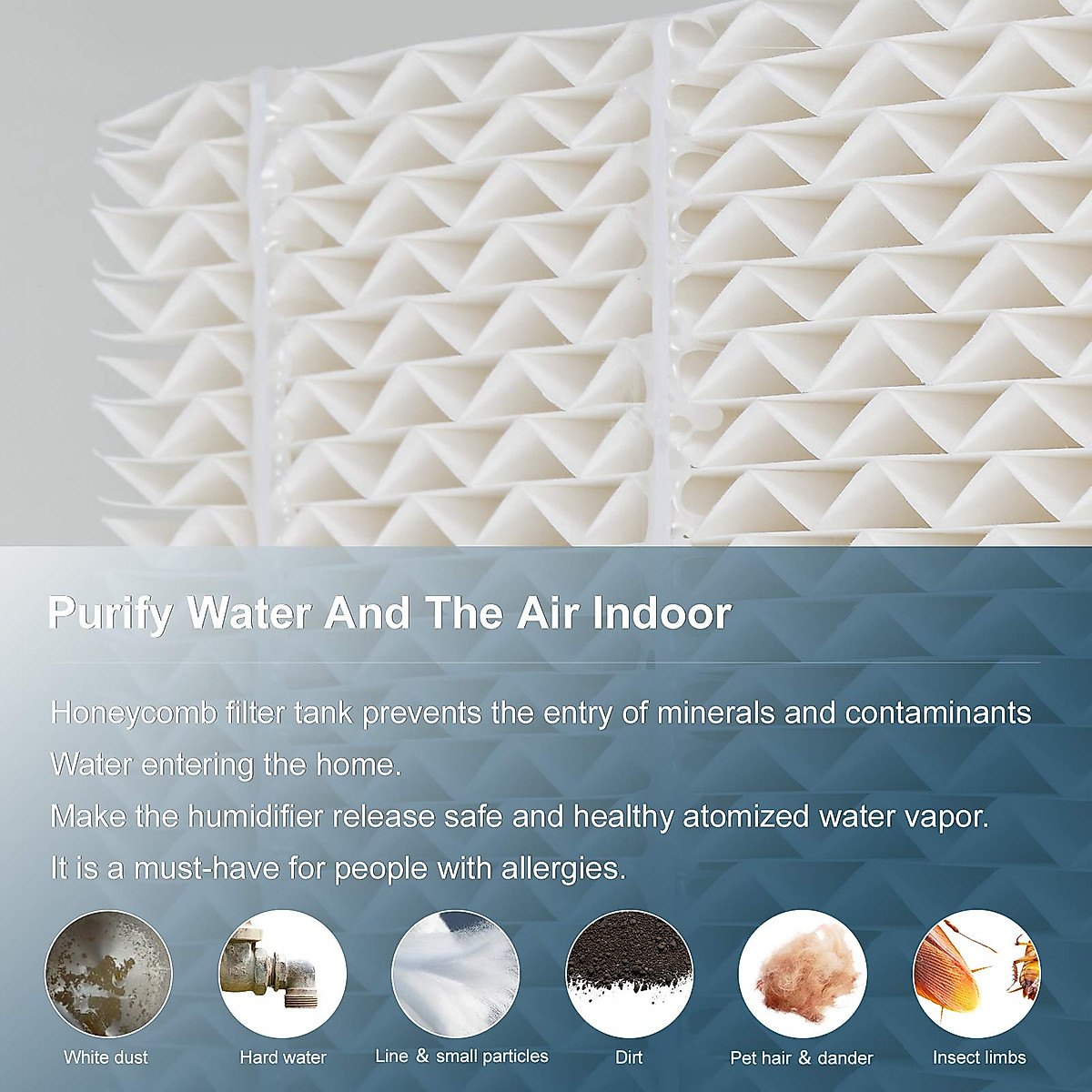 1043 Humidifier Wick Filter,2 Pack Replacement for Essick Air AIRCAR.E Bemi.s Filter - Compatible with Models EP9 500 700 800,EP9R 500,Spacesaver 800 8000 Series Humidifiers