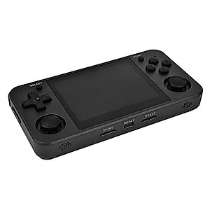 BBGear RG351MP Handheld Portable Game Console Metal Version 3.5-inch IPS Screen (128GB 20000 Games) (Black)
