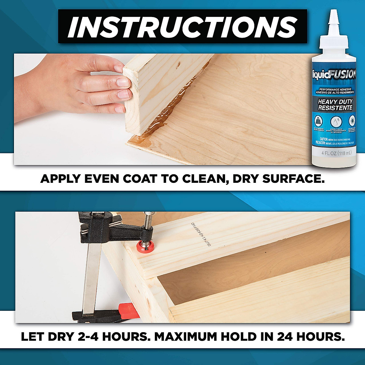 Aleene's Liquid Fusion Clear Urethane Adhesive, 4-Ounce, Package May Vary