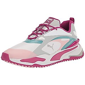 Puma 376584056.5 Gs-Fast WMNS Puma White-Chalk Pink-Porcelai 6.5 Womens