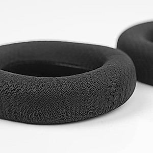 MOLGRIA Ear Pads Cushion for Arctis 7, Replacement Fabric earpads Compatible with Steel Series Arctis 3 5 7P Arctis 9 Arctis 1 Arctis Pro Prime PC PS3 PS4 PS5 Gaming Headset (White Texture Lining)