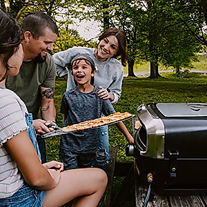 HALO Versa 16 Outdoor Pizza Oven | Rotating Stone bakes up to 16" Pizzas | Packed with Oven Cover