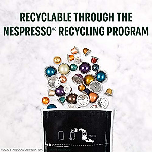 Starbucks by Nespresso Dark Roast Caffè Verona Coffee (32-count single serve capsules, compatible with Nespresso Vertuo Line System)
