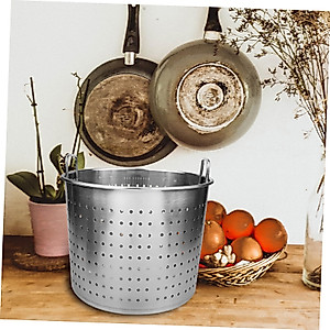 Crayfish Boiler Crawfish Leaky Pot Seafood Boiler Pot Stainless Steel Pot Crawfish Cooking Bucket Crawfish Boiler Leaky Metal Leaky Pot Stewed Meat Pot Leaky Bucket Crawfish Pot