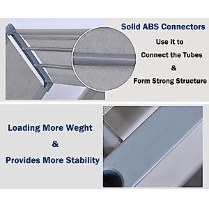 Rerii Closet Storage Organizer, Versatile Free-Standing DIY Bookshelf 5-Tier 10-Cube for Bedroom, Living Room, Office | Space-Saving Cube Storage Solution