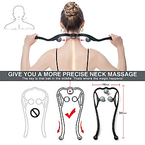 Lyanxinlei Best Self Massager for Your Neck with Multiple Trigger Points for Pain Relief