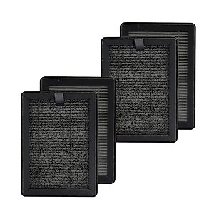PUREBURG Replacement True HEPA Filters Compatible with SimPure AP3J9 / Redypure JR6 / Membrane Solutions 2J8 Air Purifiers,H13 4-Stage Filtration Activated carbon 2-IN-1 Air Clean Dust VOCs,4-Pack