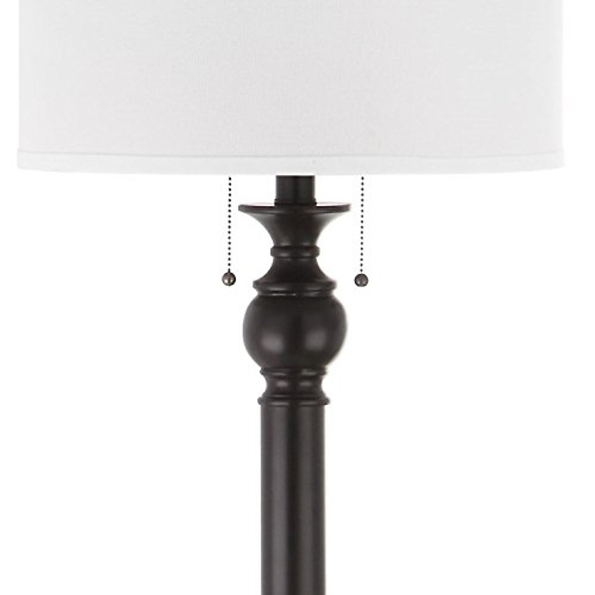 SAFAVIEH Lighting Collection Jessie Rustic Farmhouse Pull Chain Oil-Rubbed Bronze 59-inch Living Room Bedroom Home Office Standing Floor Lamp (LED Bulb Included)