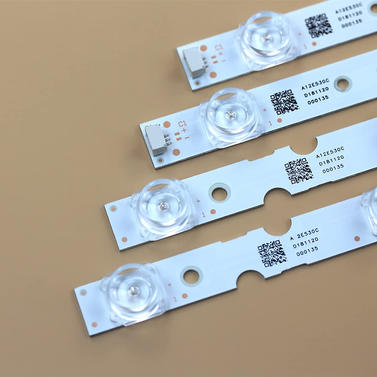 GuuYebe LED Backlight Strips for 55'' TV 55S421 55S425 55S423 4C-LB5508-HR02J 4C-LB5507-HR02J 55HR330M08A2 55HR330M07B2 SJ.SB.D5500801 55D6 Replacement