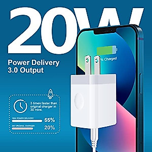 20W USB C Wall Charger Cube 4A Single Port Wall Plug Travel Fast Charging Block Box Adapter for Samsung Galaxy A12 A11 A21 A13 A53 5G,A73 S22 S21 A01 A52 A42 A03S A02S,Z Fold 4/Flip 3; iPhone 14 13,12