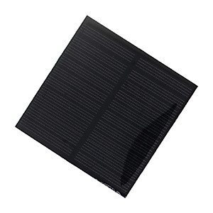 Fielect 5.5V 150MA Polycrystalline Mini Power Small Solar Panel Module DIY for Light Toys Charger 79.5x79.5mm，1Pcs