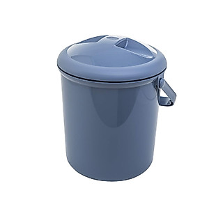 Rotho Babydesign Nappy Pail, 10l, 0+ Months, Bella Bambina, Cool Blue, 20021 0287