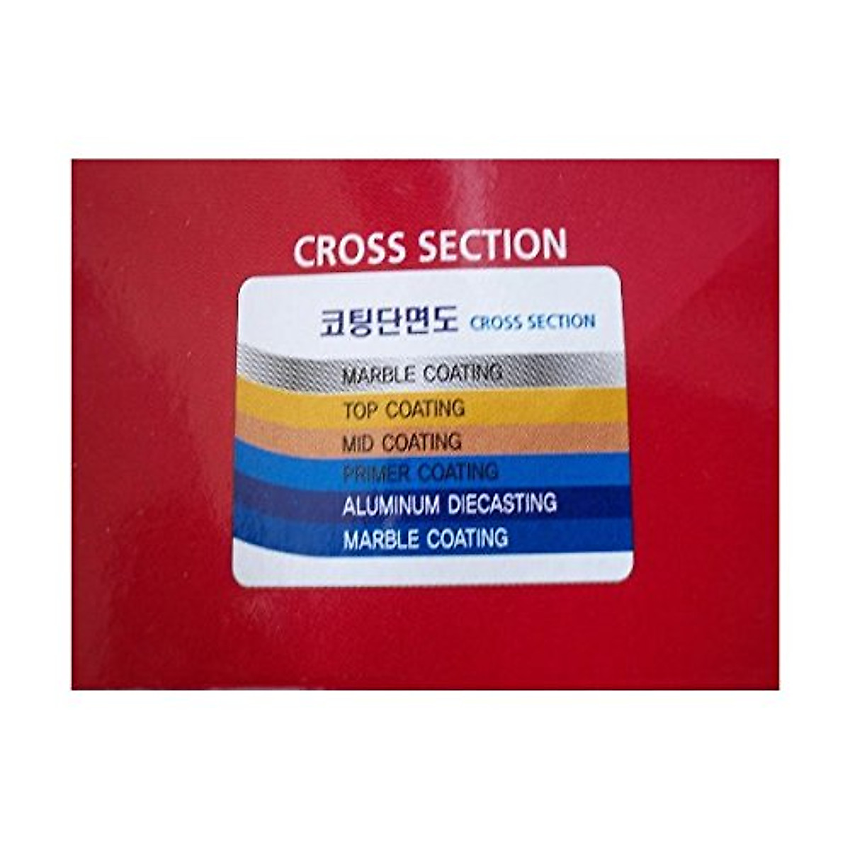 Ceramic Marble Coated Non Stick Cast Aluminium Fry Pan with Lid, 20 cm (8 inches)