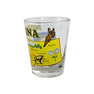 Souvenir Shot Glass - Montana