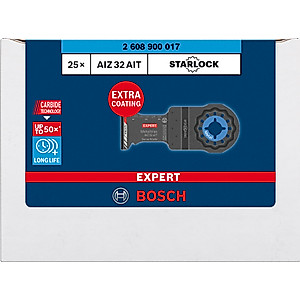 Bosch Professional 1x Expert MetalMax AIZ 32 AIT Multitool Blade (for Steel, Stainless Steel, Width 32 mm, Accessories Multitool)