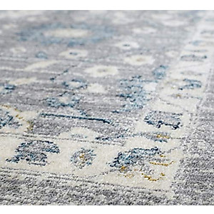 CosmoLiving Patricia Collection Area Rug 8'0"x10'0" Cool Gray