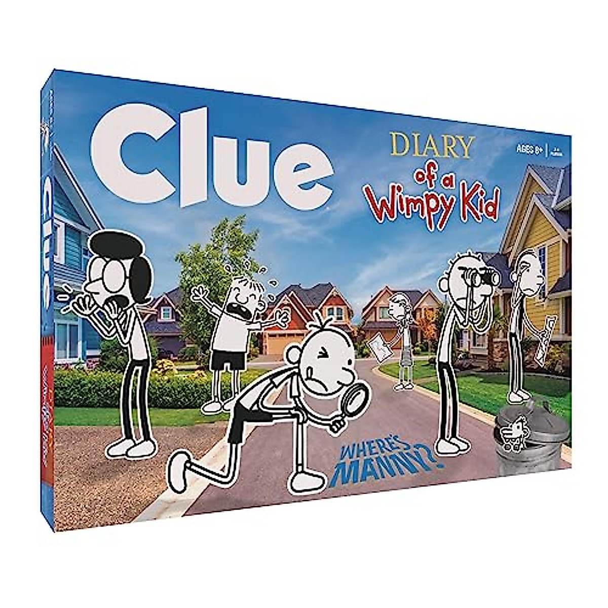 CLUE: Diary of a Wimpy Kid | Solve the Mystery in This Collectible Clue Game Featuring Characters & Locations from the Popular Book Series Diary of a Wimpy Kid | Officially-Licensed Diary of a Wimpy